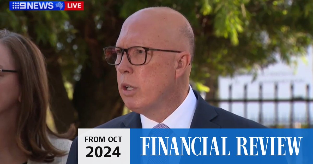 Peter Dutton’s fiery clash with ABC reporter over whether Hezbollah is a terrorist organisation